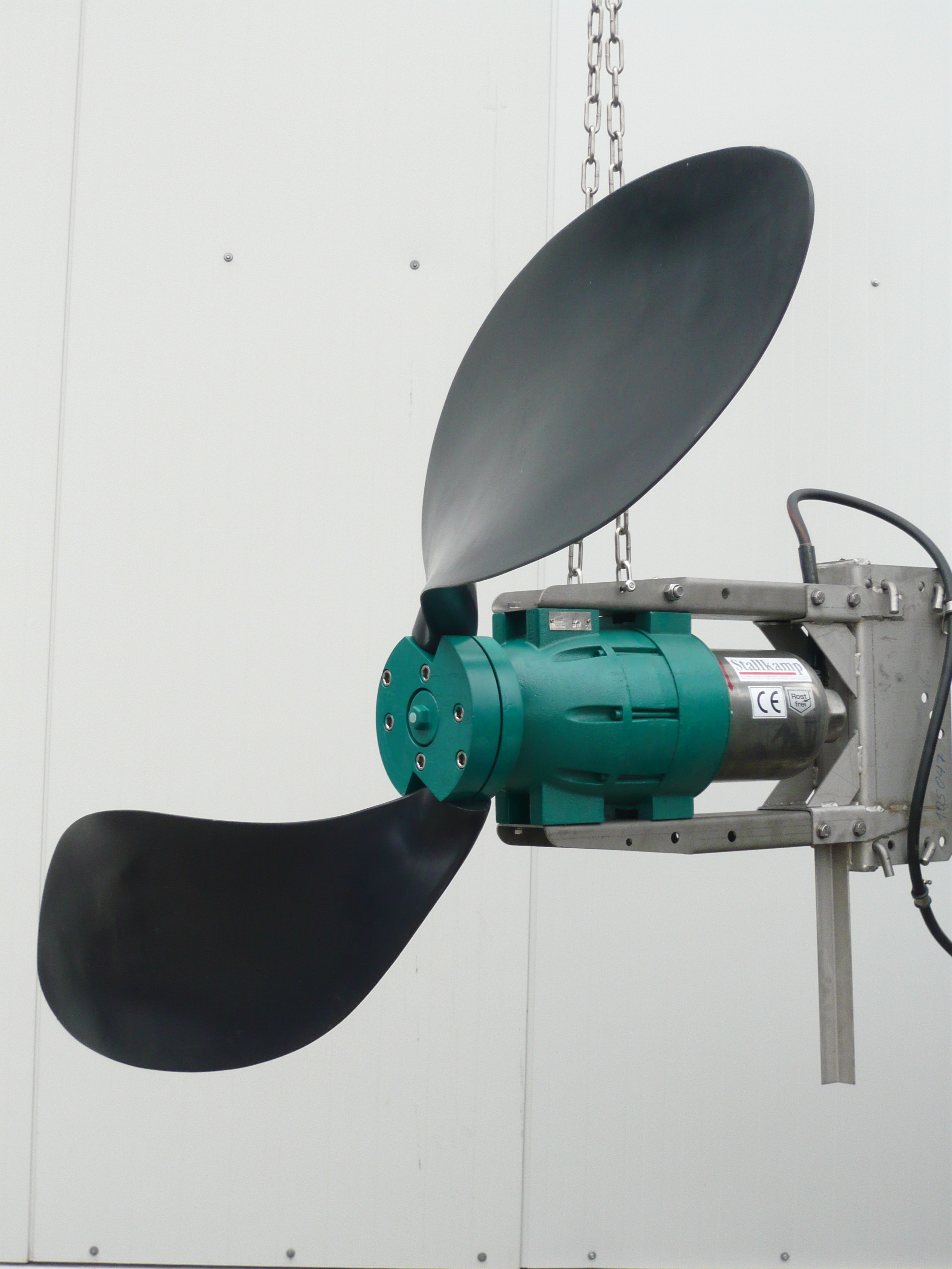 Stallkamp submersible motor agitator, mixer