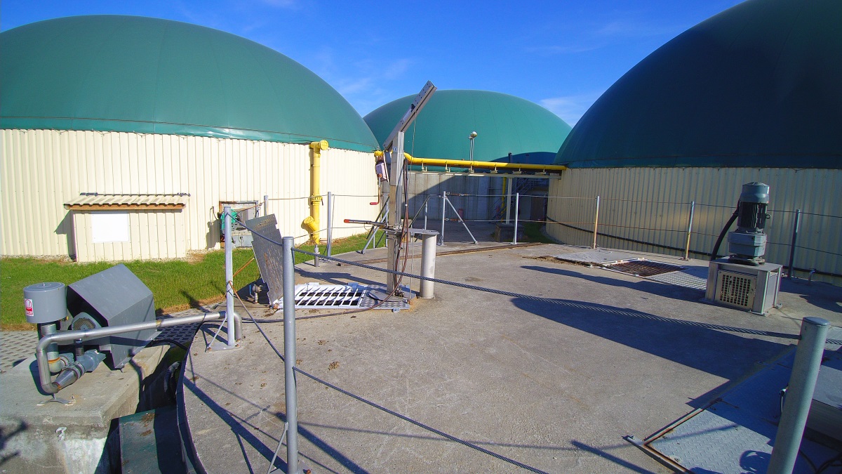 Biogas Mixer in Digestate Storage and Fermenter - Erich Stallkamp ESTA GmbH
