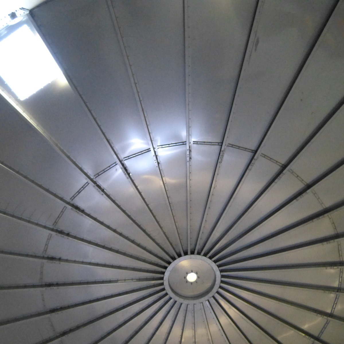 Self-Supporting Stainless Steel Roof for Whey Tank - Erich Stallkamp ...
